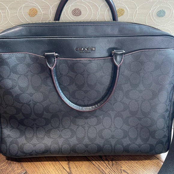 Coach | Bags | Coach Briefcase In Signature Canvas | Poshmark